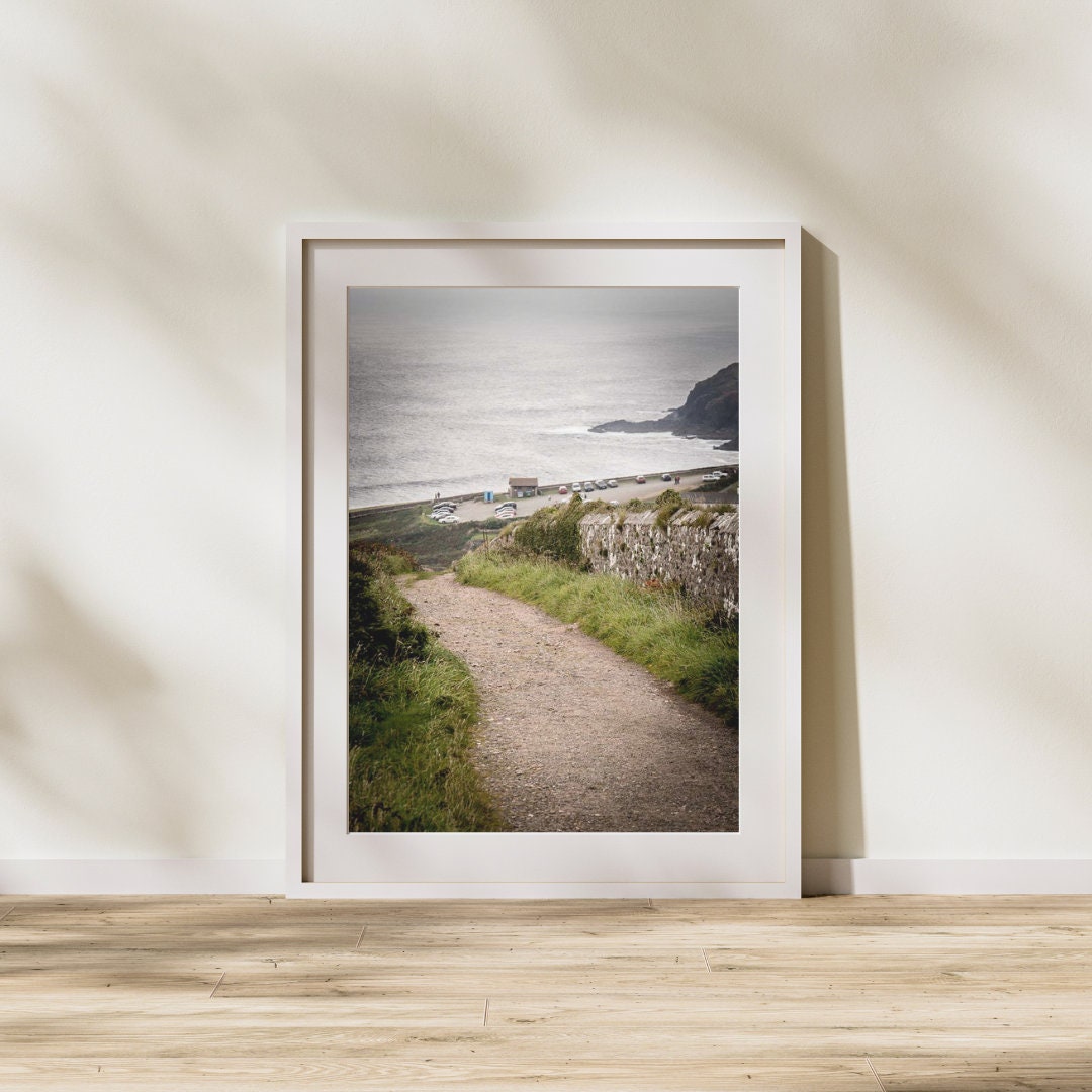 Walk Down to Cape Cornwall Printable Instant Wall Art West Cornwall ...