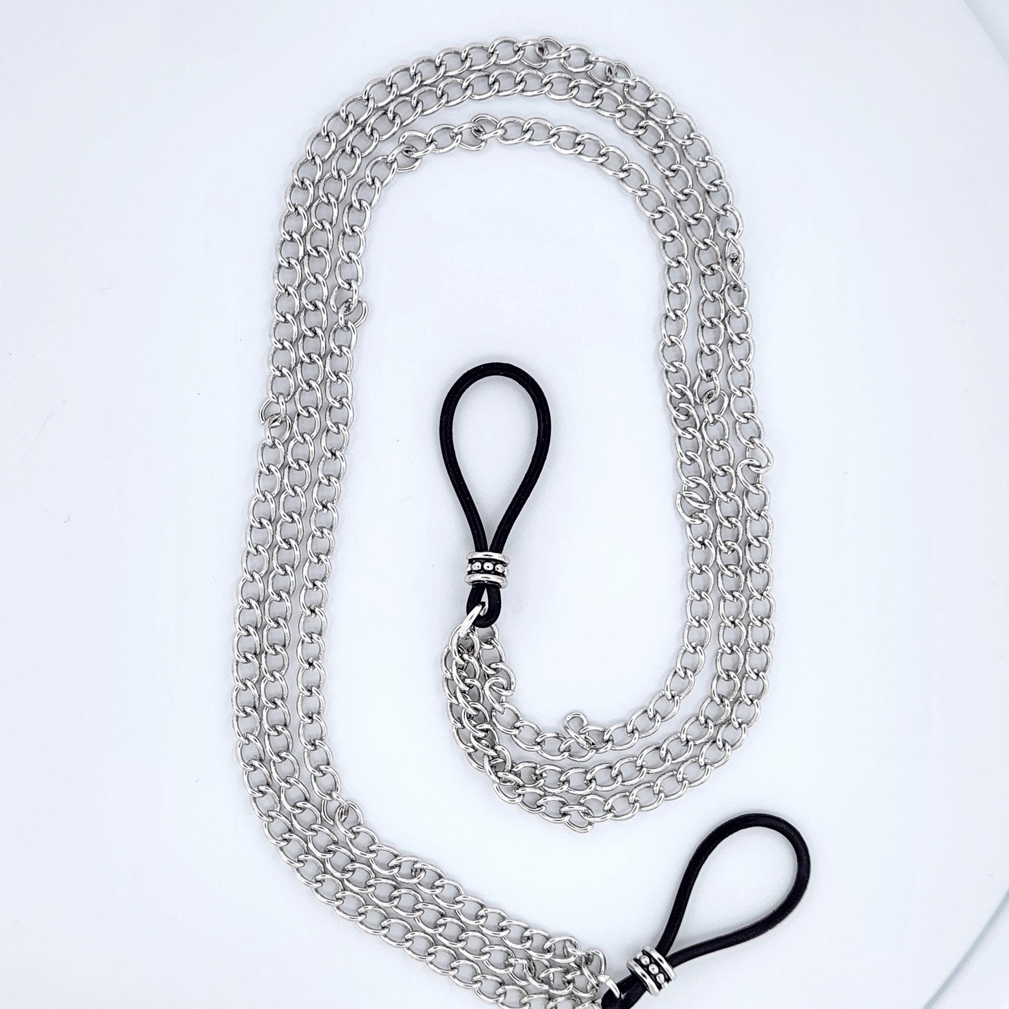 Naked Triple Chained Nipple Nooses - Adjustable Non-piercing Nipple ...