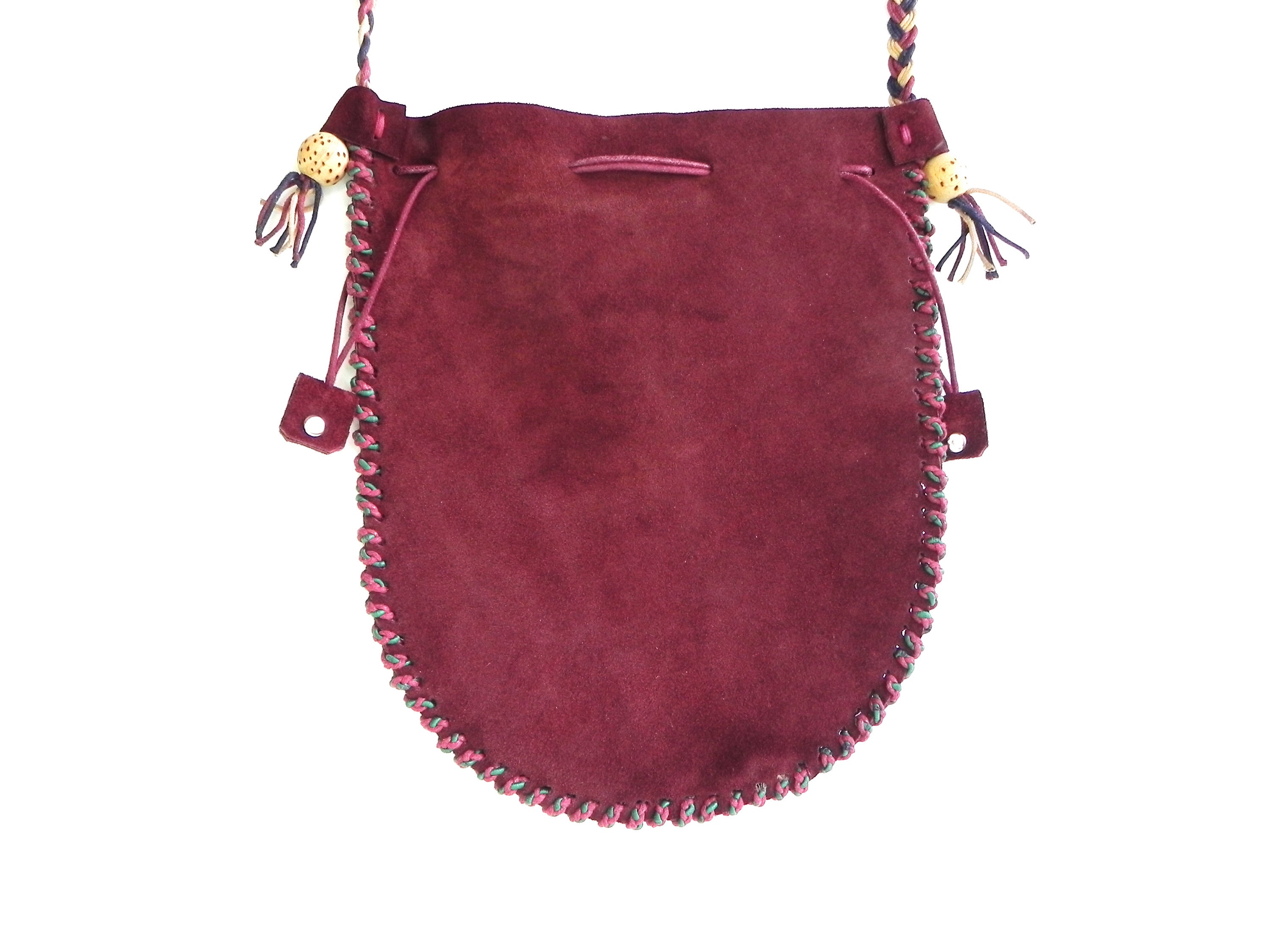 Handmade Leather Pouch, Suede Leather Crossbody Bag, Antique Leather ...