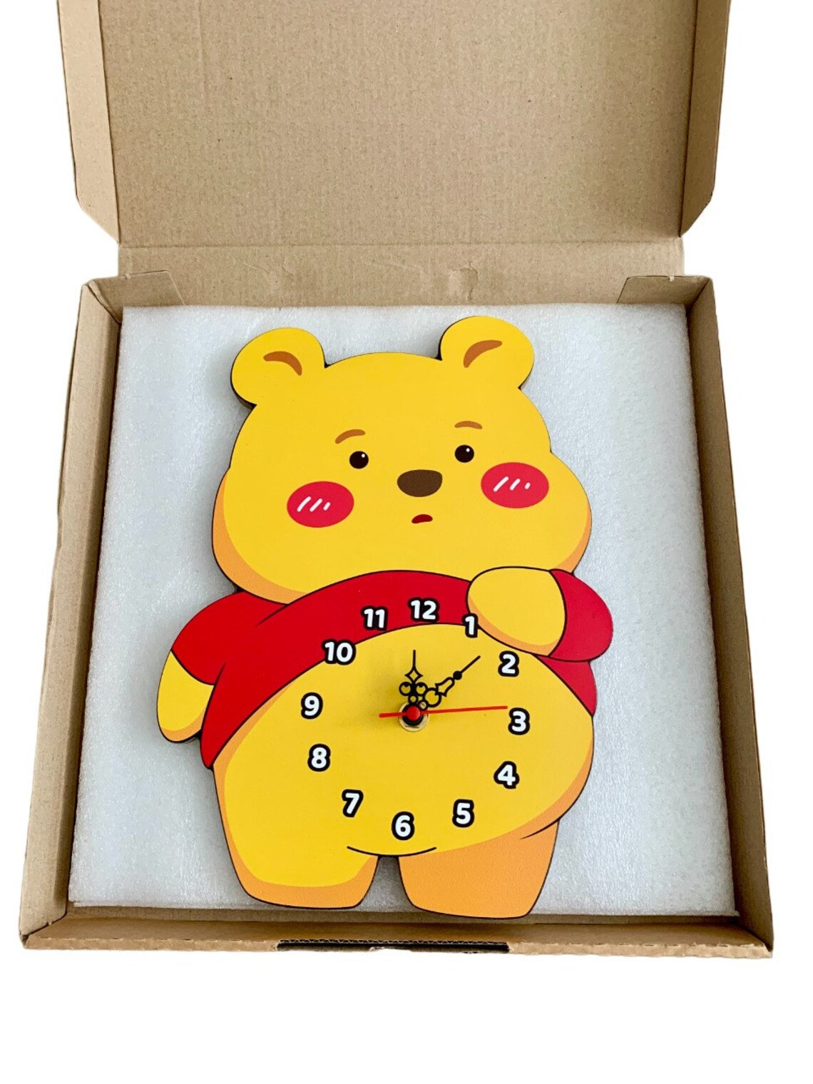 Children's Pooh Wall Clock - Etsy