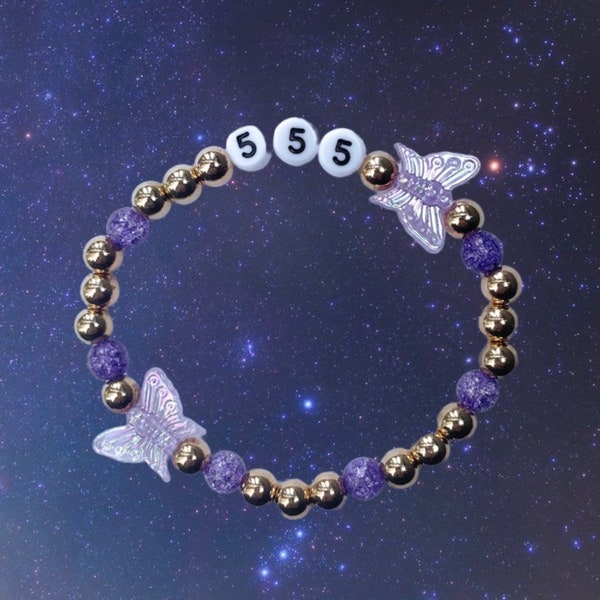 Leather Angel Number Bracelet - Etsy