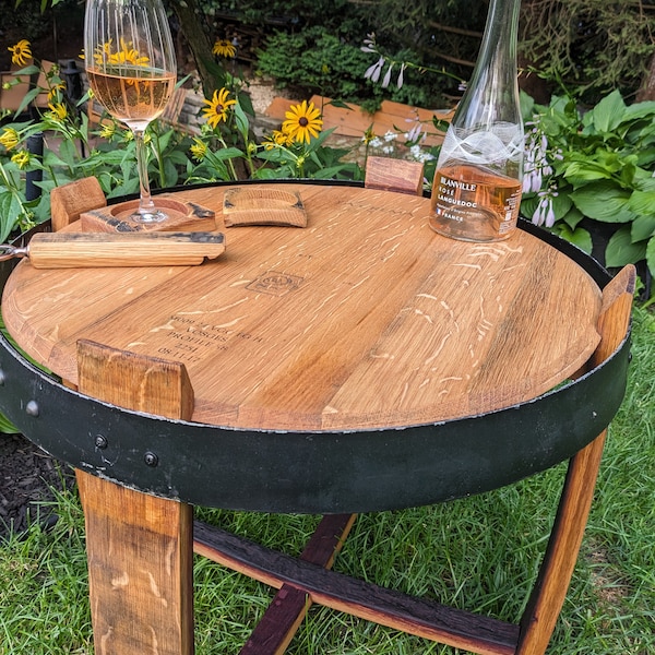 Wine Barrel Table - Etsy