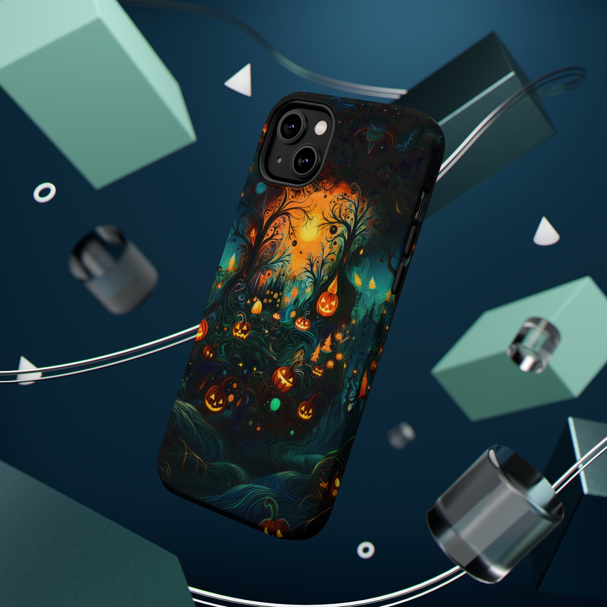 Pumpkin Kingdom iPhone 15 14 13 12 Pro Max Mini Case Scary - Etsy