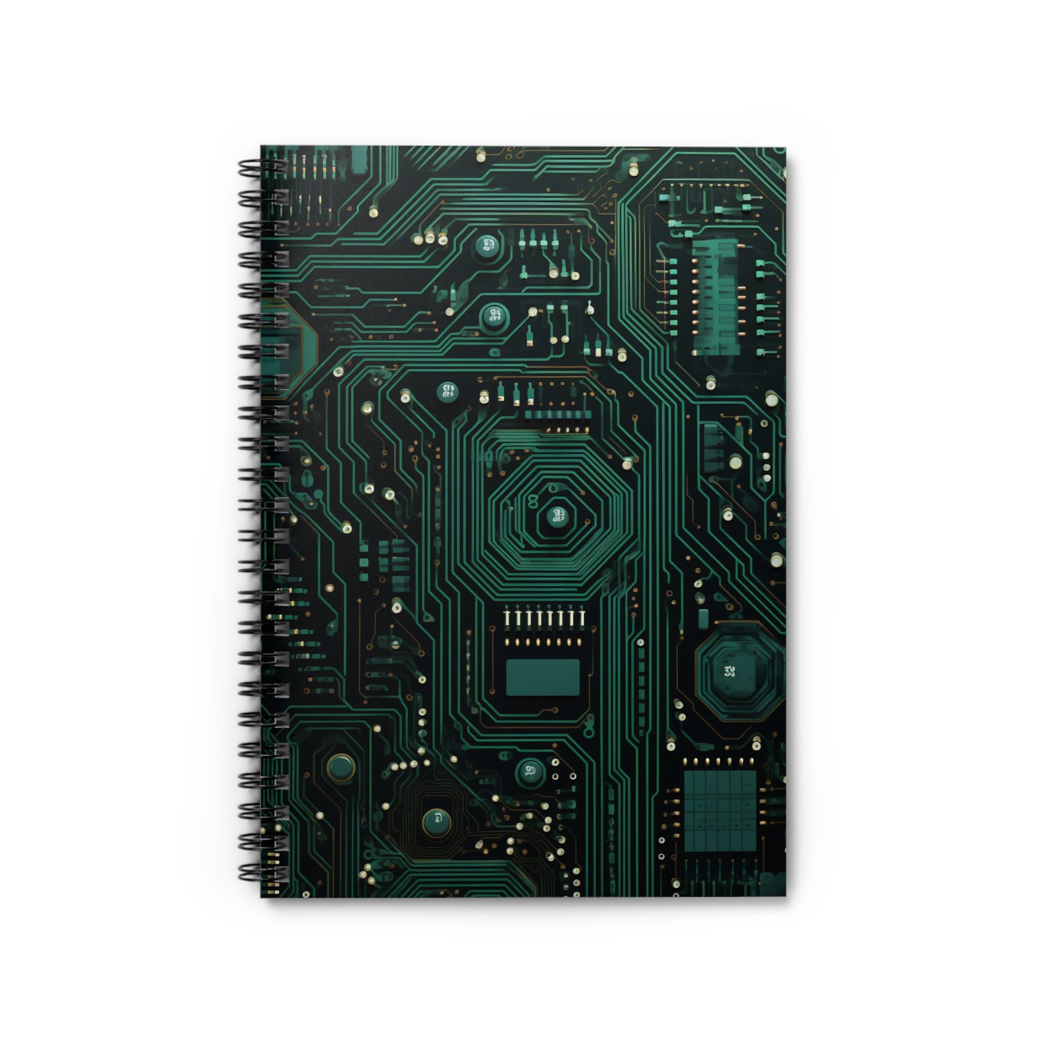 Circuit Board Notebook Vibrant Color Cover Notebook, Cute Spiral ...