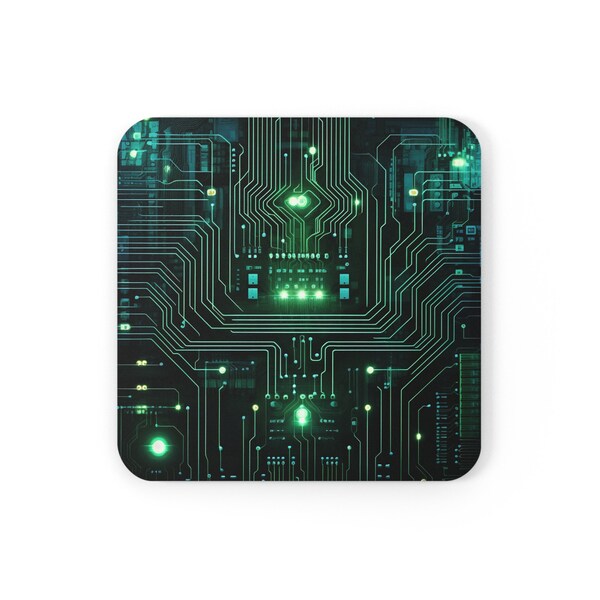 Circuit Board Coaster - Etsy