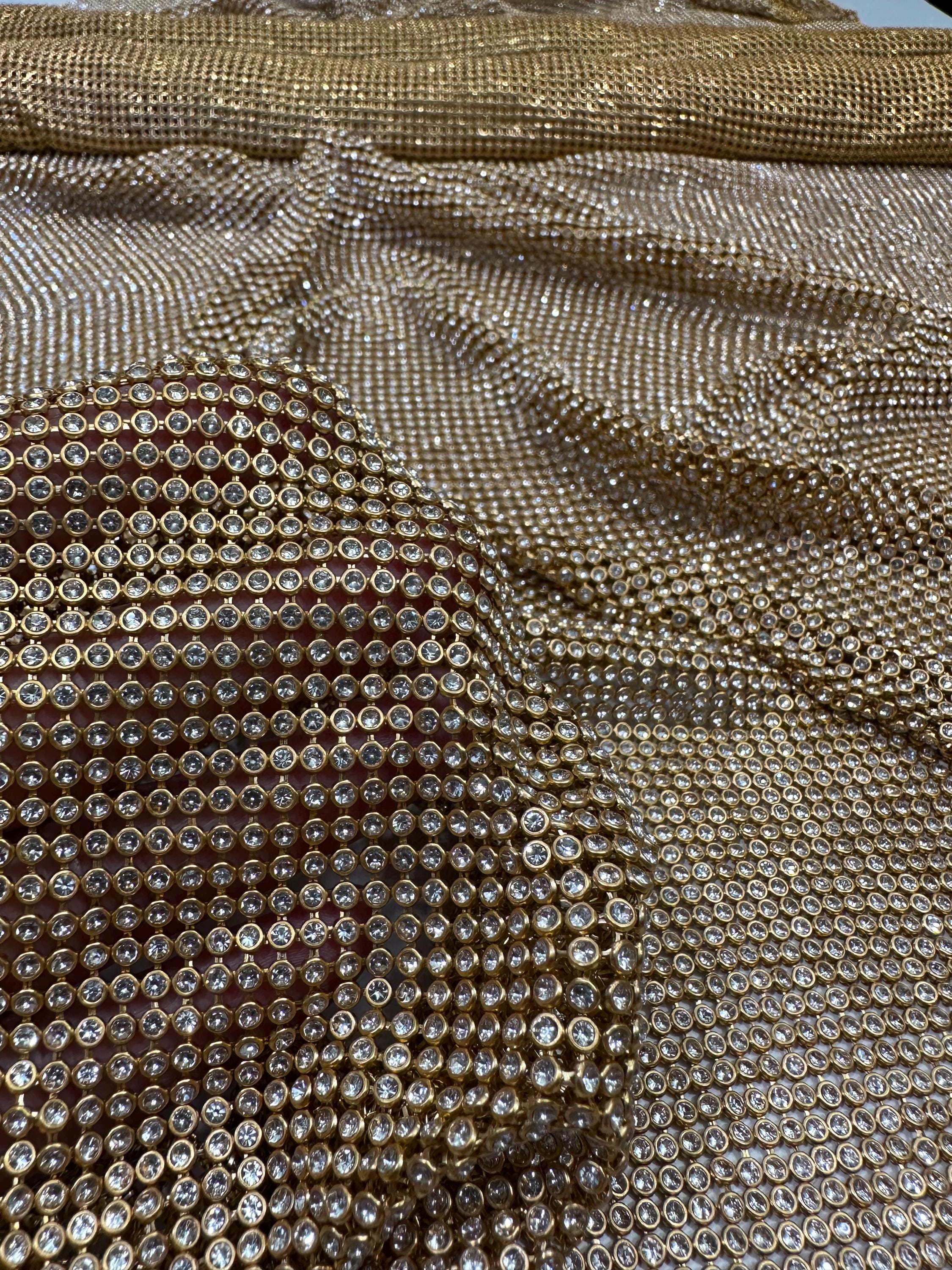 Gold Rhinestone Sheet | Gold Crystal Fabric | Gold Rhinestone Panel - Etsy