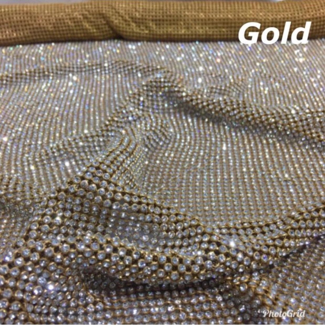 DIY Rhinestone, JUST Rhinestone Sheet, Crystal Fabric, Rhinestone Panel ...