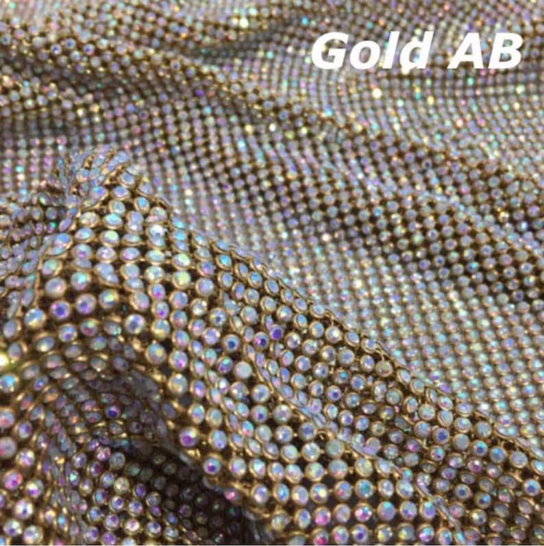 DIY Rhinestone, JUST Rhinestone Sheet, Crystal Fabric, Rhinestone Panel ...