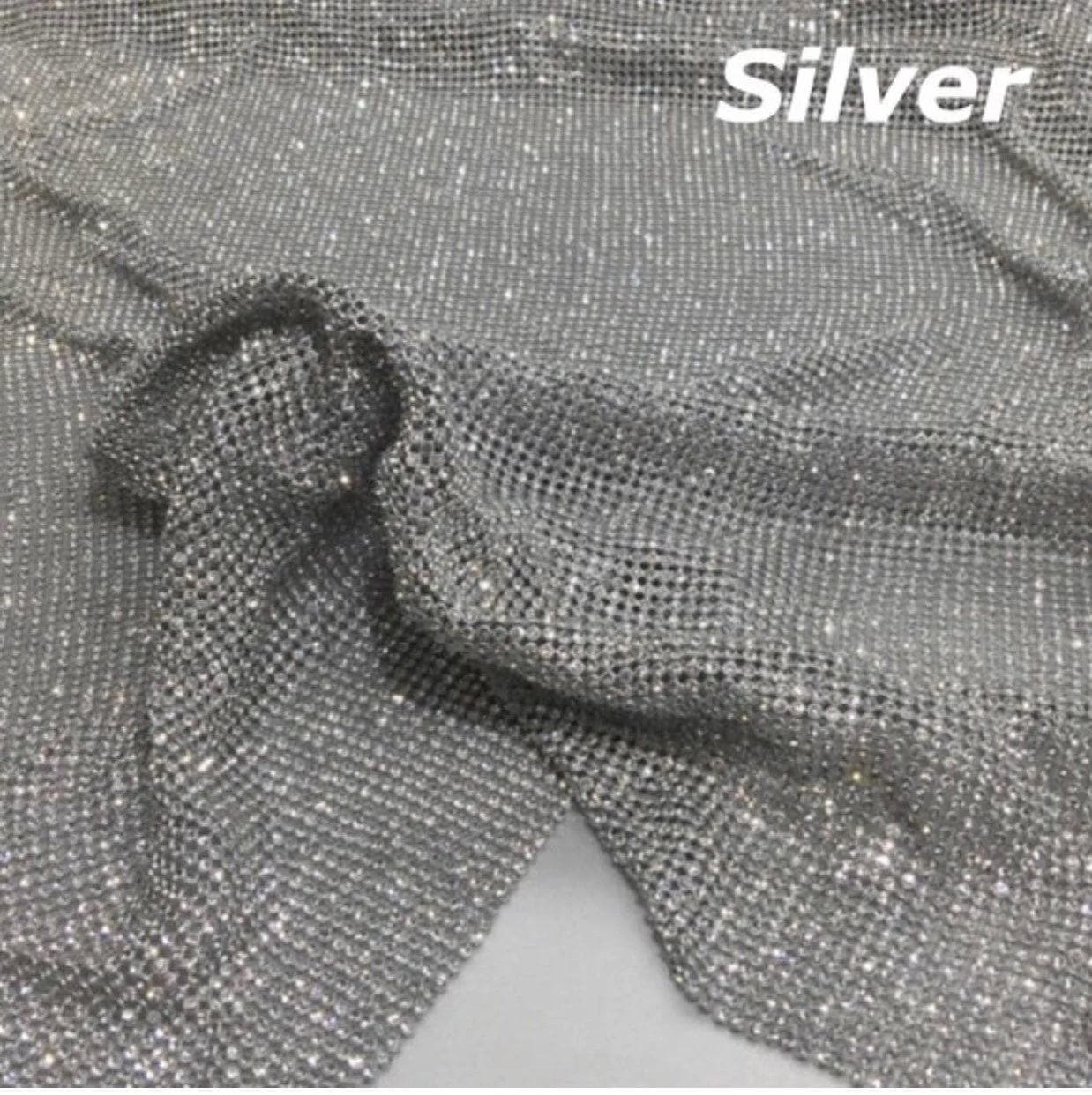 DIY Rhinestone, JUST Rhinestone Sheet, Crystal Fabric, Rhinestone Panel ...