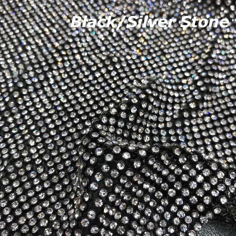 DIY Rhinestone, JUST Rhinestone Sheet, Crystal Fabric, Rhinestone Panel ...