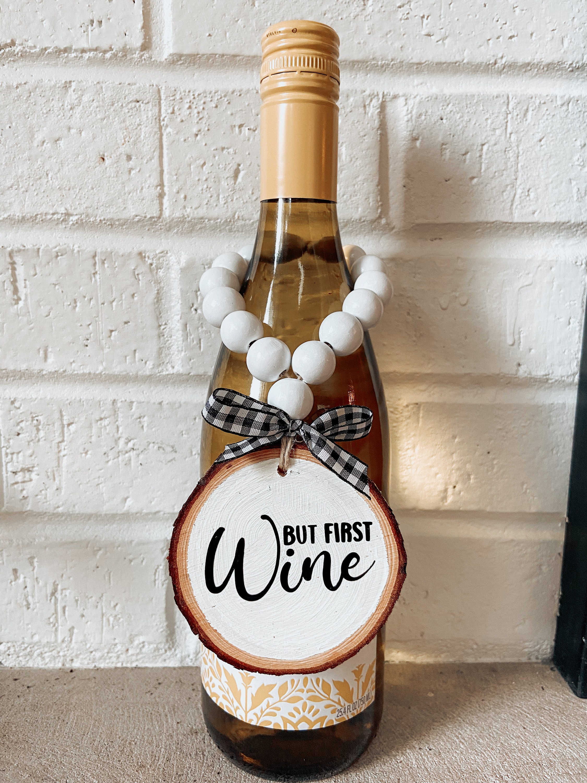 WINE BOTTLE TAG/ Wine Bottle Hang Tag/wine Gift/ Wine Charm/wine Decor ...