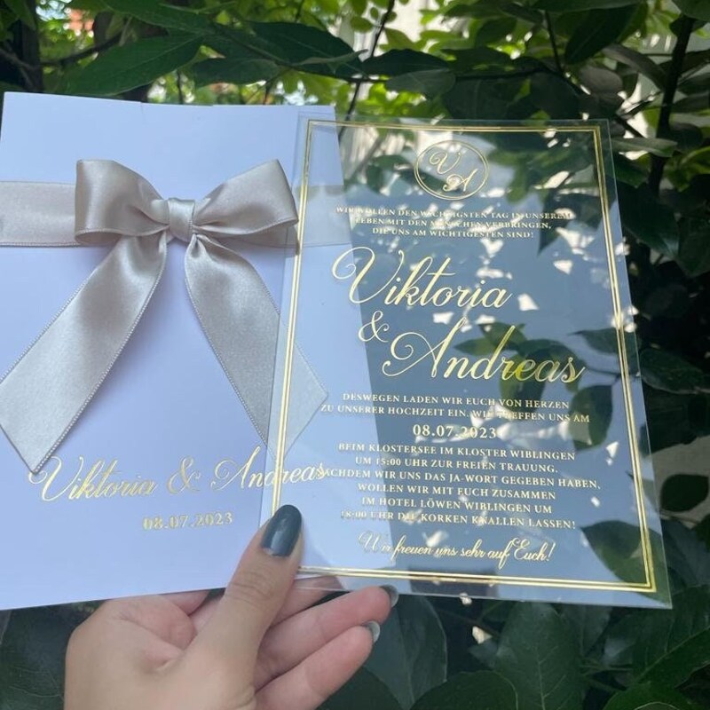 Bow Invitations - Etsy