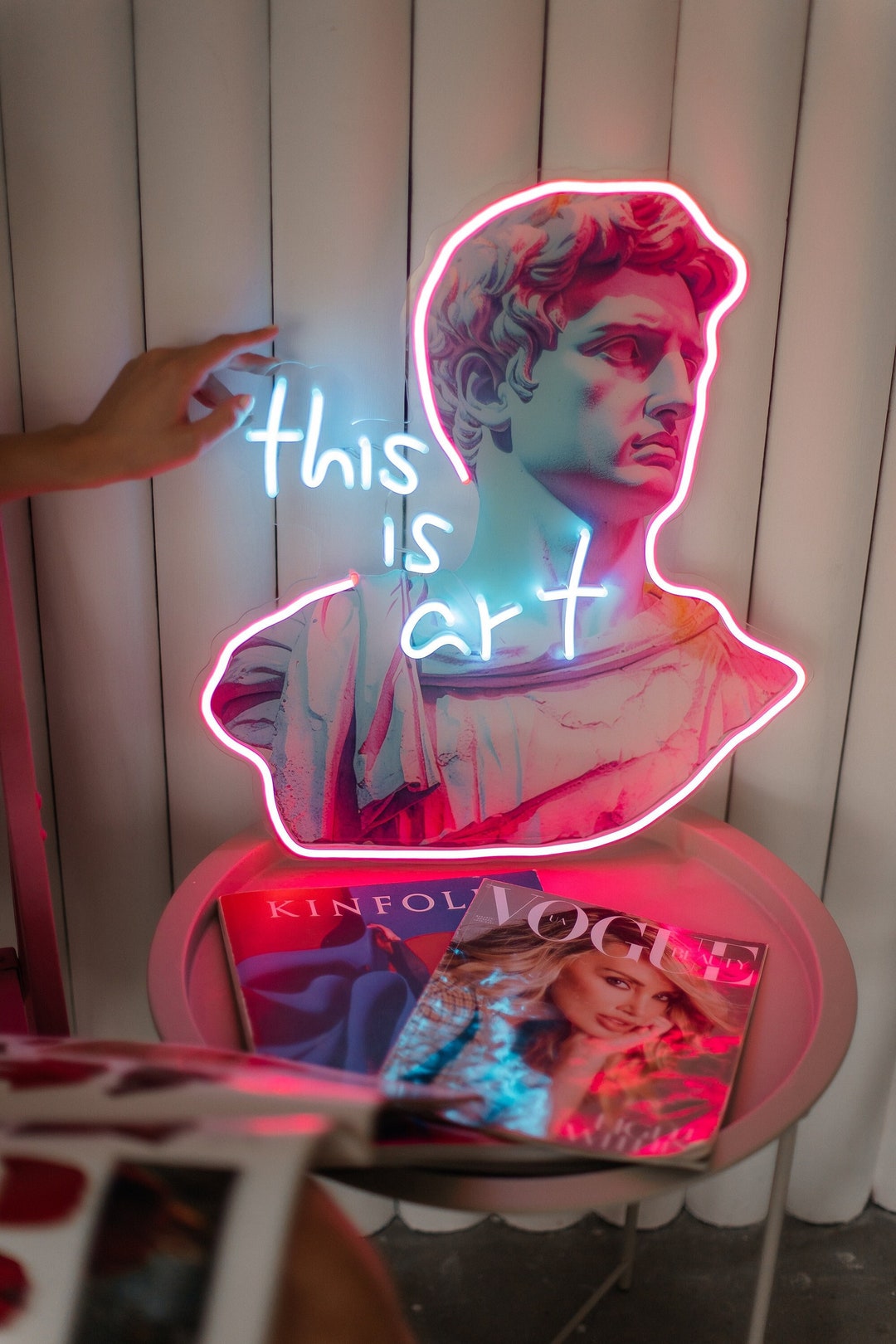 This is Art Neon Sign, Neon Sign Acrylic Art, , Custom Neon Sign, Neon ...