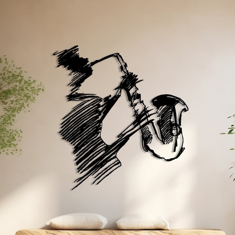 Sax Music Wall Art - Etsy
