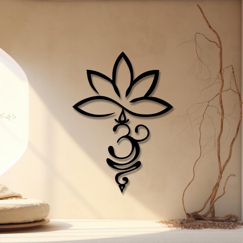 Gold Lotus Metal Art - Etsy