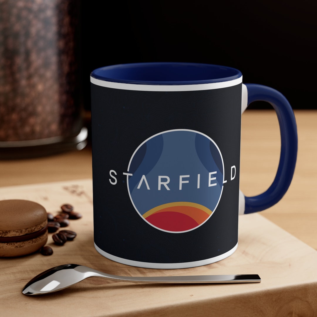 Starfield Mug, Not Official, Retro Logo, Starfield Bethesda, Accent ...