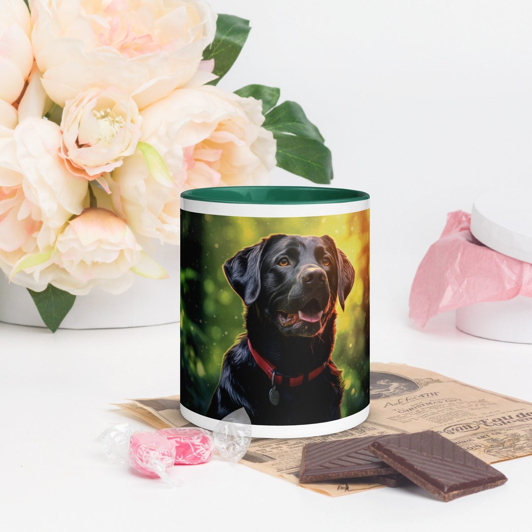 Labrador Mug With Color Inside - Etsy