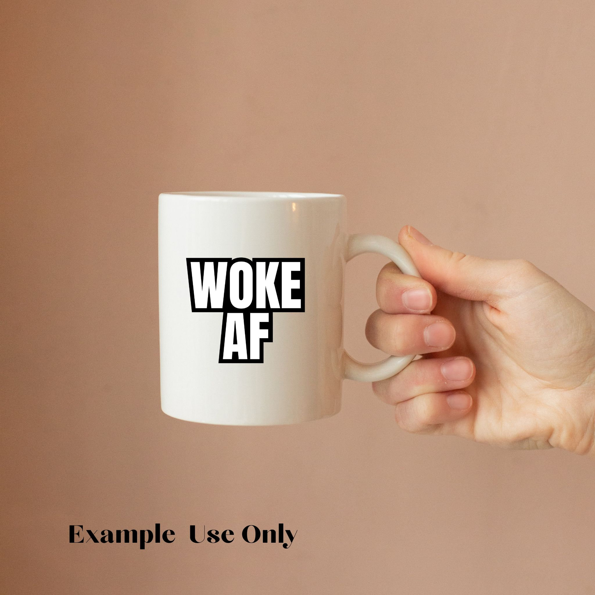 Woke AF Printable Stickers, Instant Download, Digital Download, Woke ...