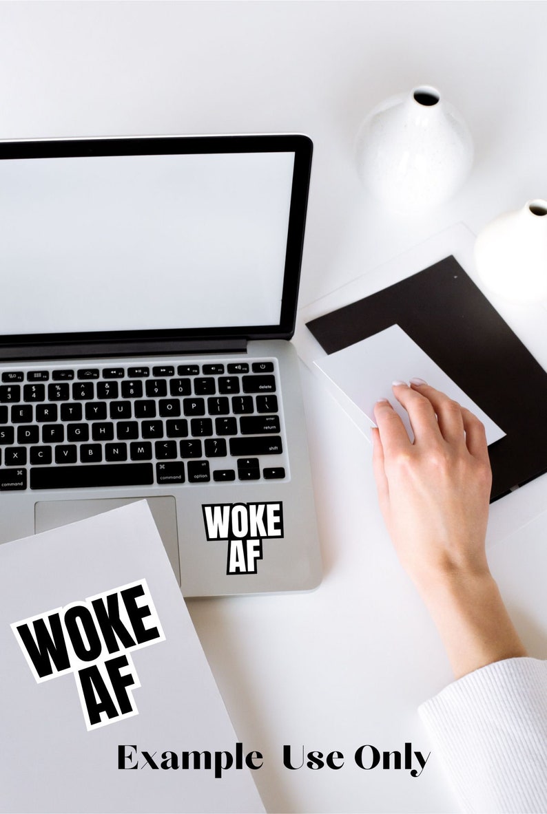 Woke AF Printable Stickers, Instant Download, Digital Download, Woke ...
