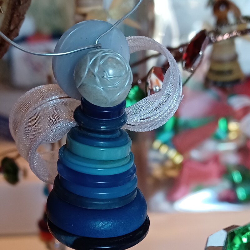 Button Angels Ornaments - Etsy