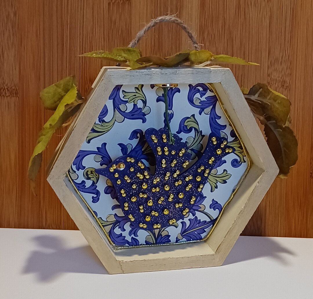 Mixed Media Peace Dove Shadow Box - Etsy