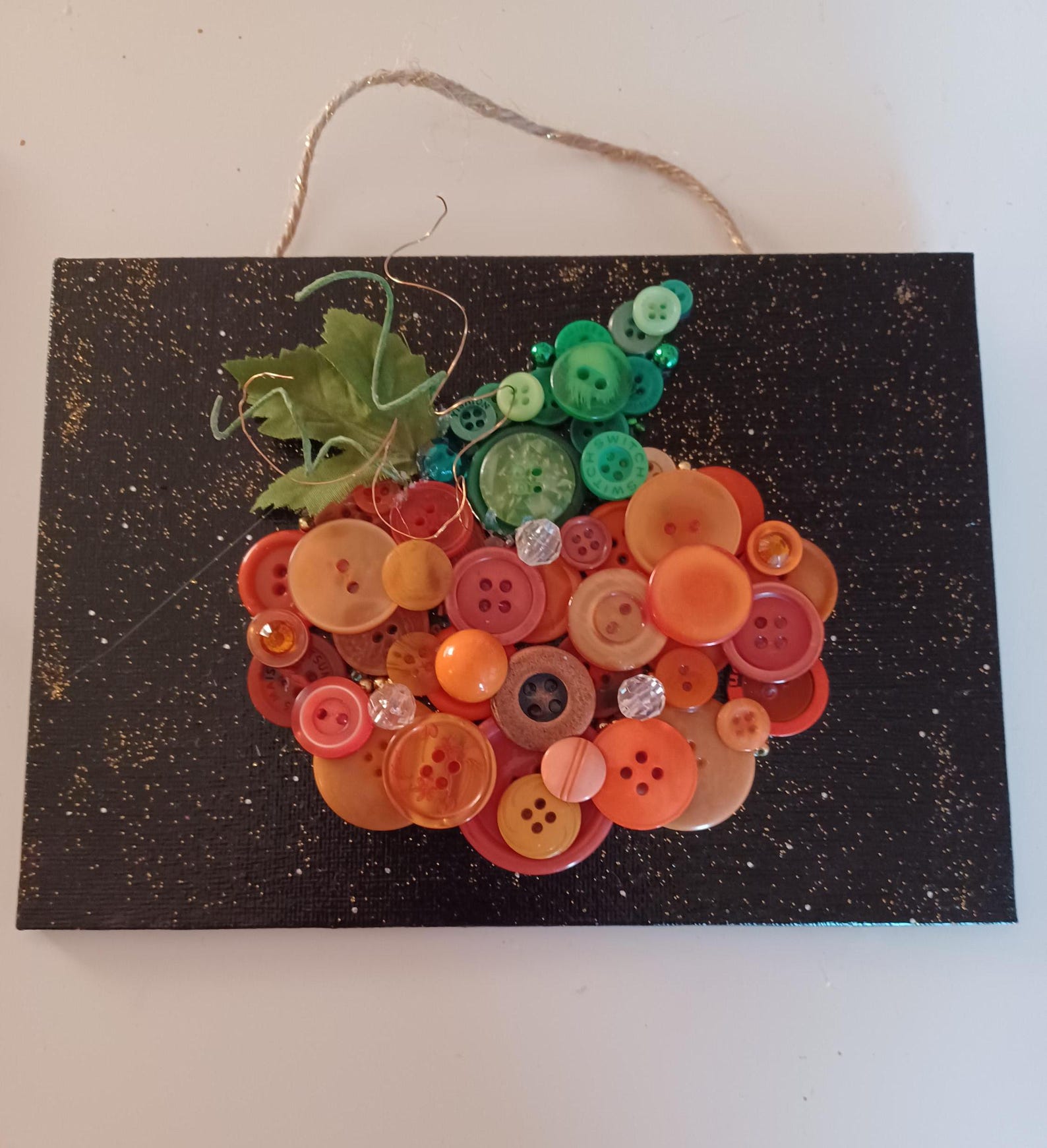 Autumn Pumpkin Button Art - Etsy