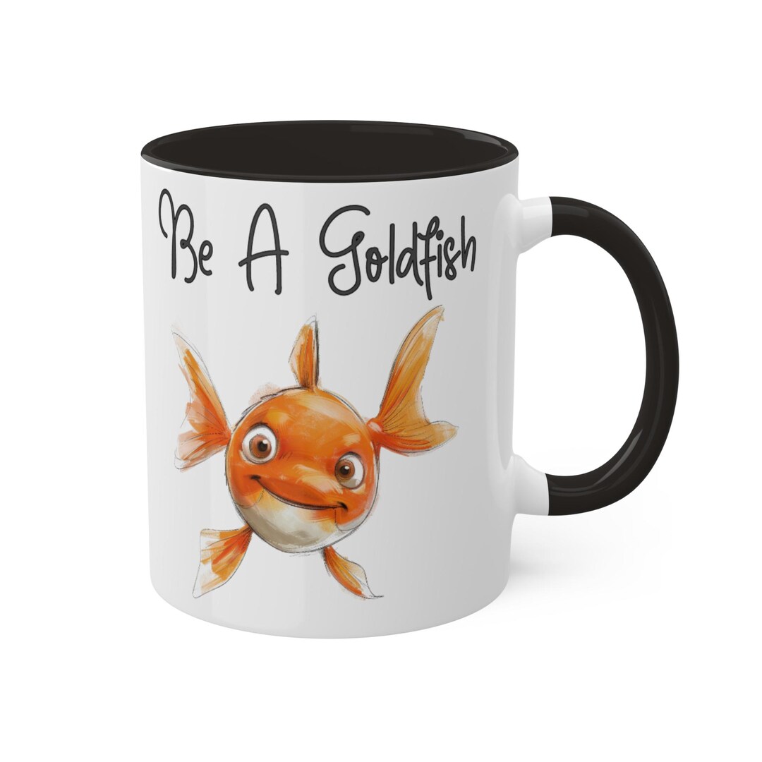 Ted Lasso 'be a Goldfish' Inspirational Coffee Mug Move Forward With a ...