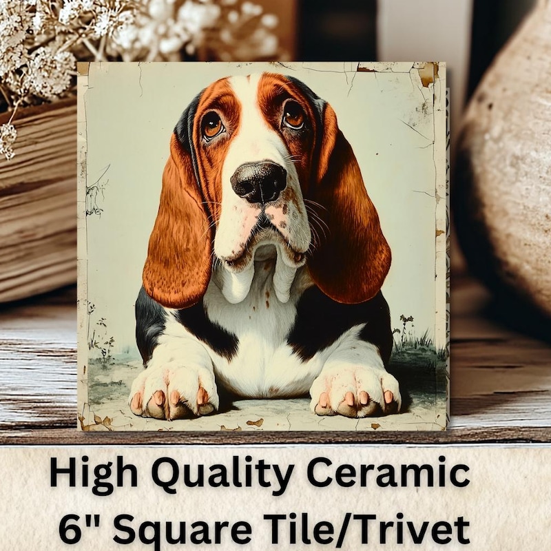 Dog Ceramic Tile - Etsy