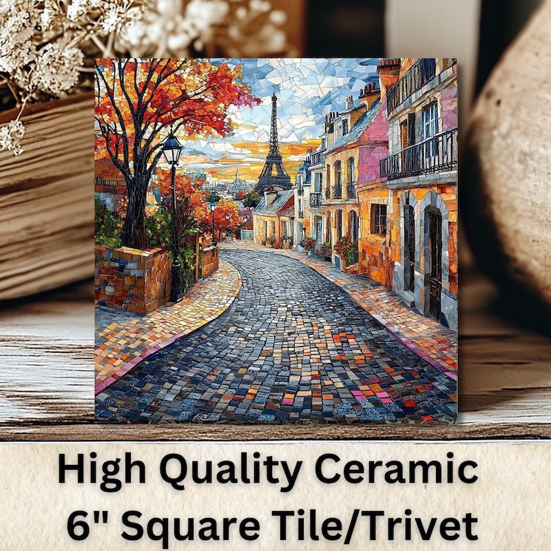 Eiffel Tower Wall Tile - Etsy