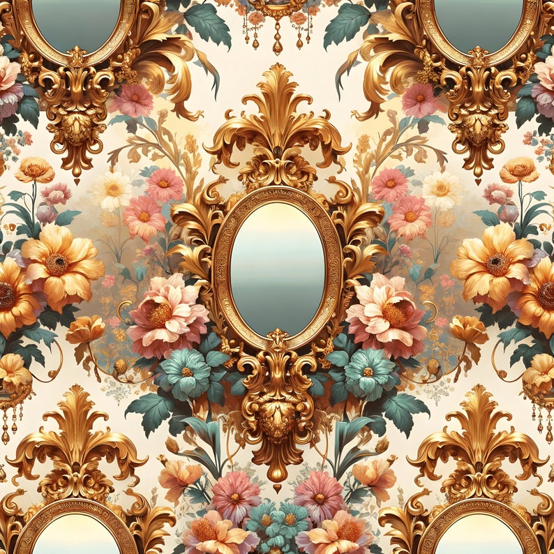 Victorian and Regency Era Inspired Digital Paper, Collage Sheets and ...