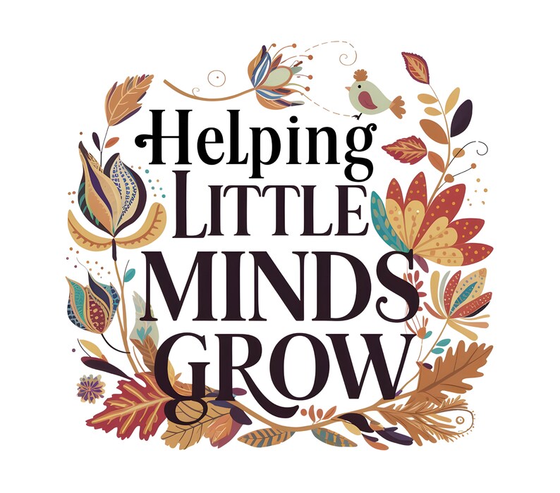 Helping Little Minds Grow Digital Printable, Inspirational Teacher Art ...