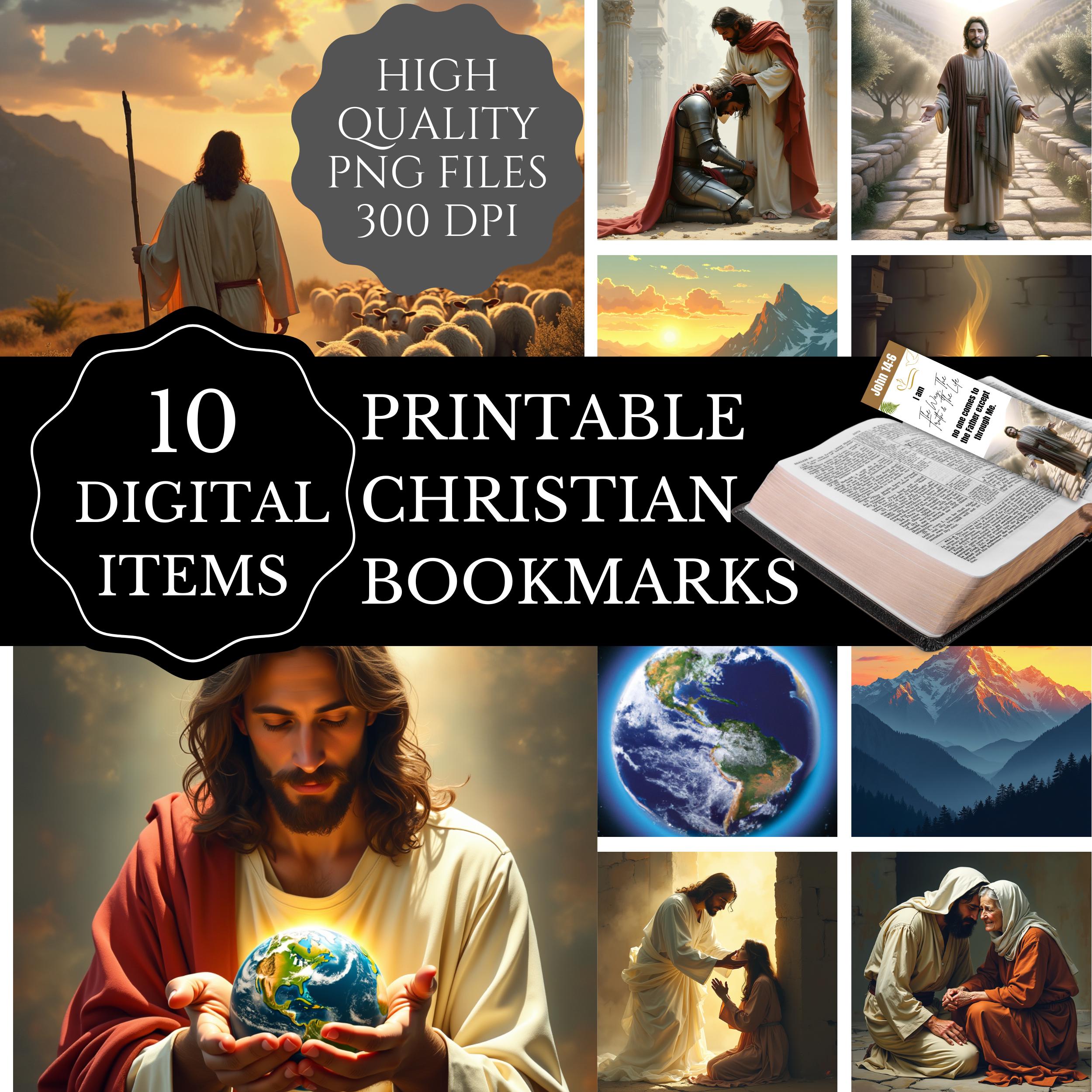 Bible Verse Bookmarks Printable Images, 10 High Quality Images ...