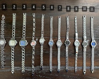 Deadstock Vintage Y2K Gold Dainty Skinny Wrist Watch, Retro Watch ...