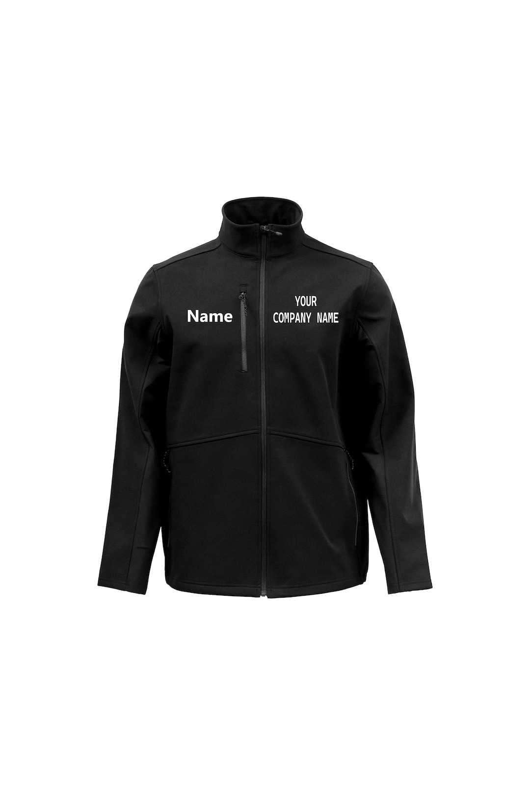 Men Softshell Jacket, Custom Embroidery Personalized Bonded Jacket ...