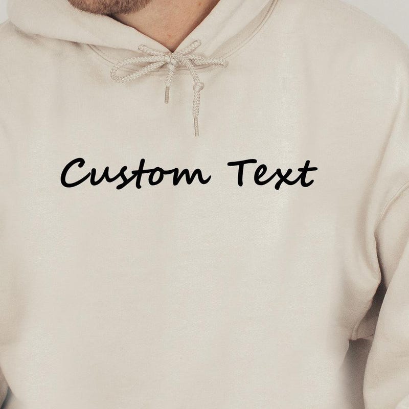Custom Embroidered Hoodie - Etsy