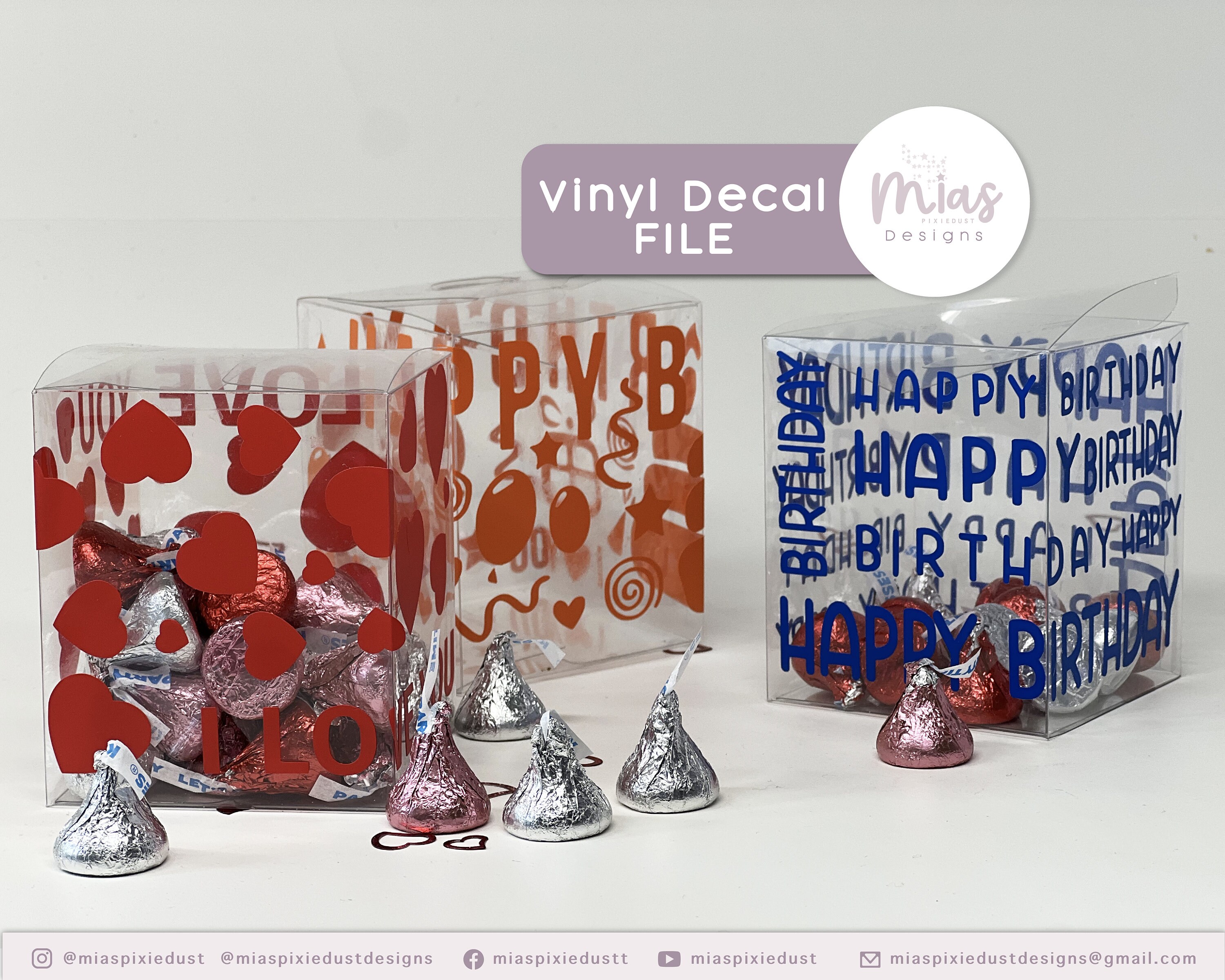 Happy Birthday SVG File Happy Birthday Cut File Birthday Vinyl Decal ...