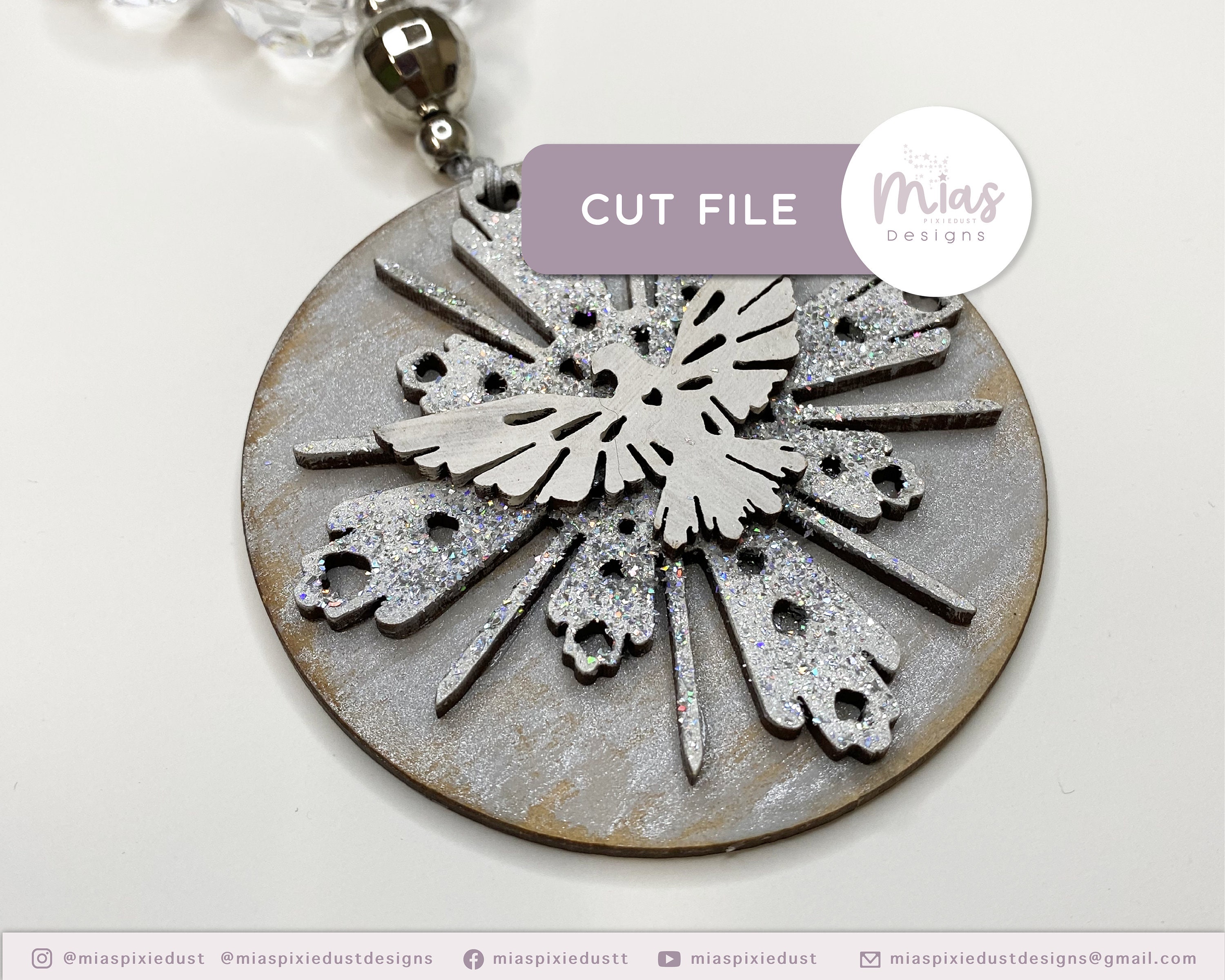 Holy Spirit Ornament Cut File for Laser Projects Holy Spirit Svg File ...