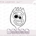 Forky Face SVG Costume Mask Forky DXF File Toy Story SVG for Party ...