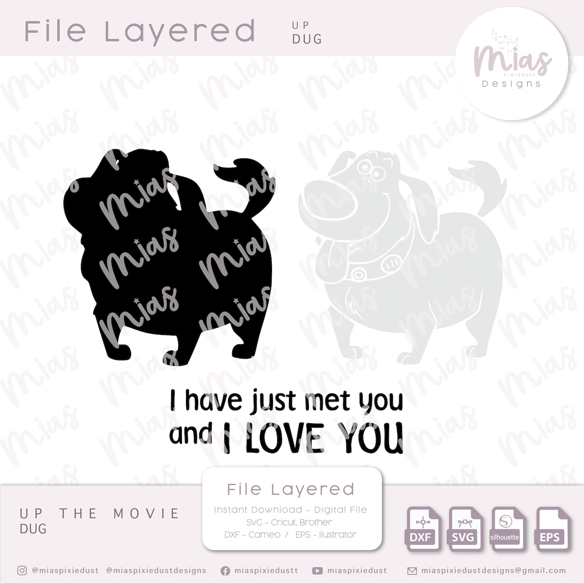 UP Dug the Dog SVG File up the Movie Dxf File for Vinyl up Dug Svg File ...
