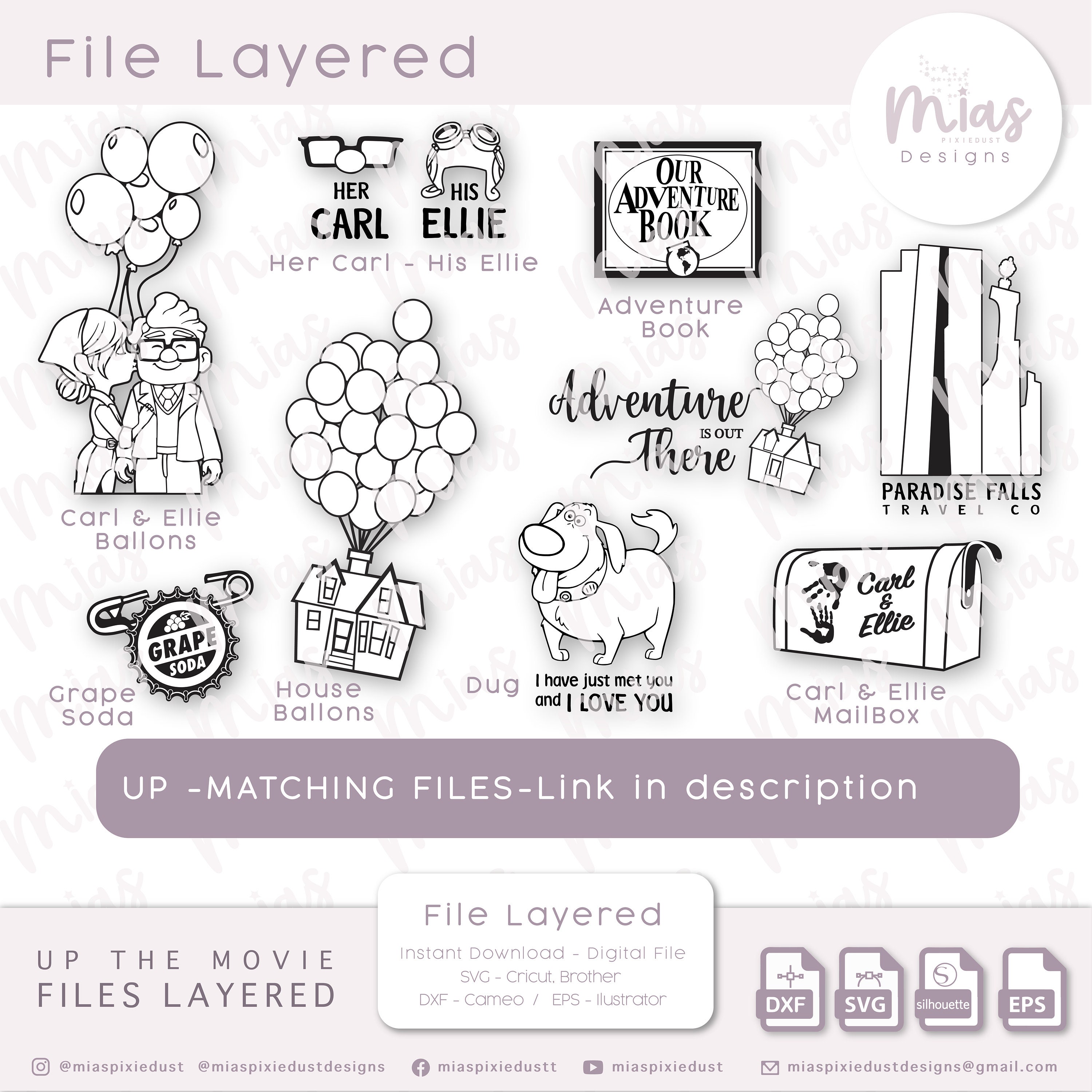 Our Adventure Book SVG up the Movie Photo Album Svg File up the Movie ...