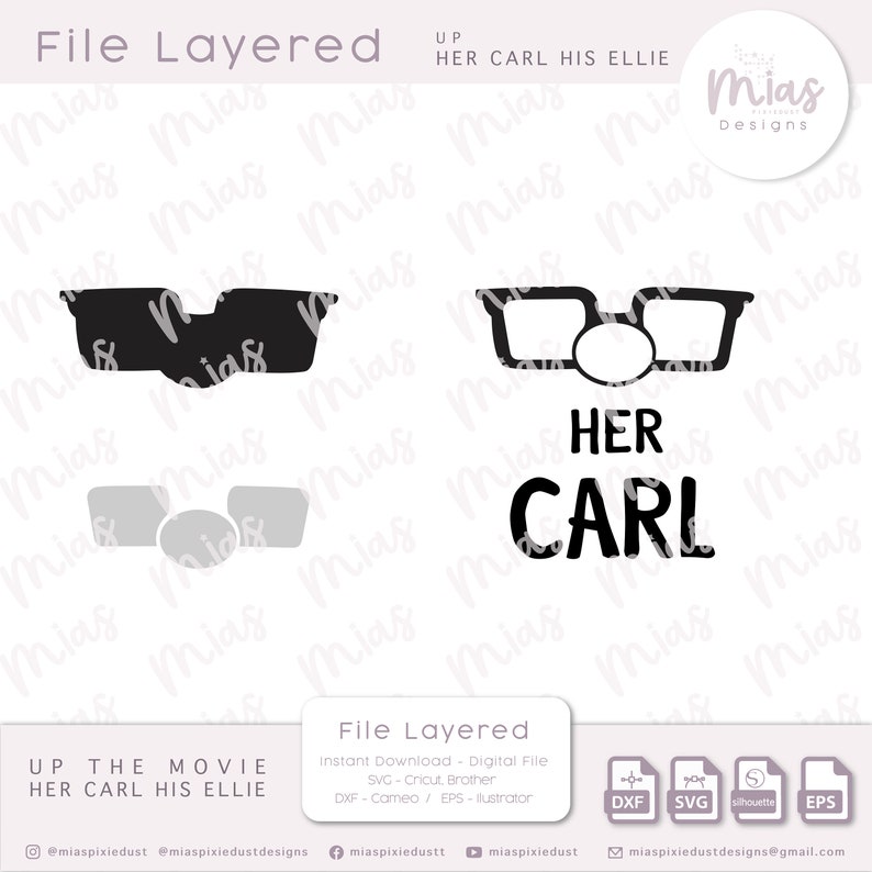 UP Her Carl Svg His Ellie Svg up Vinyl Decal File Carl and Ellie up the ...