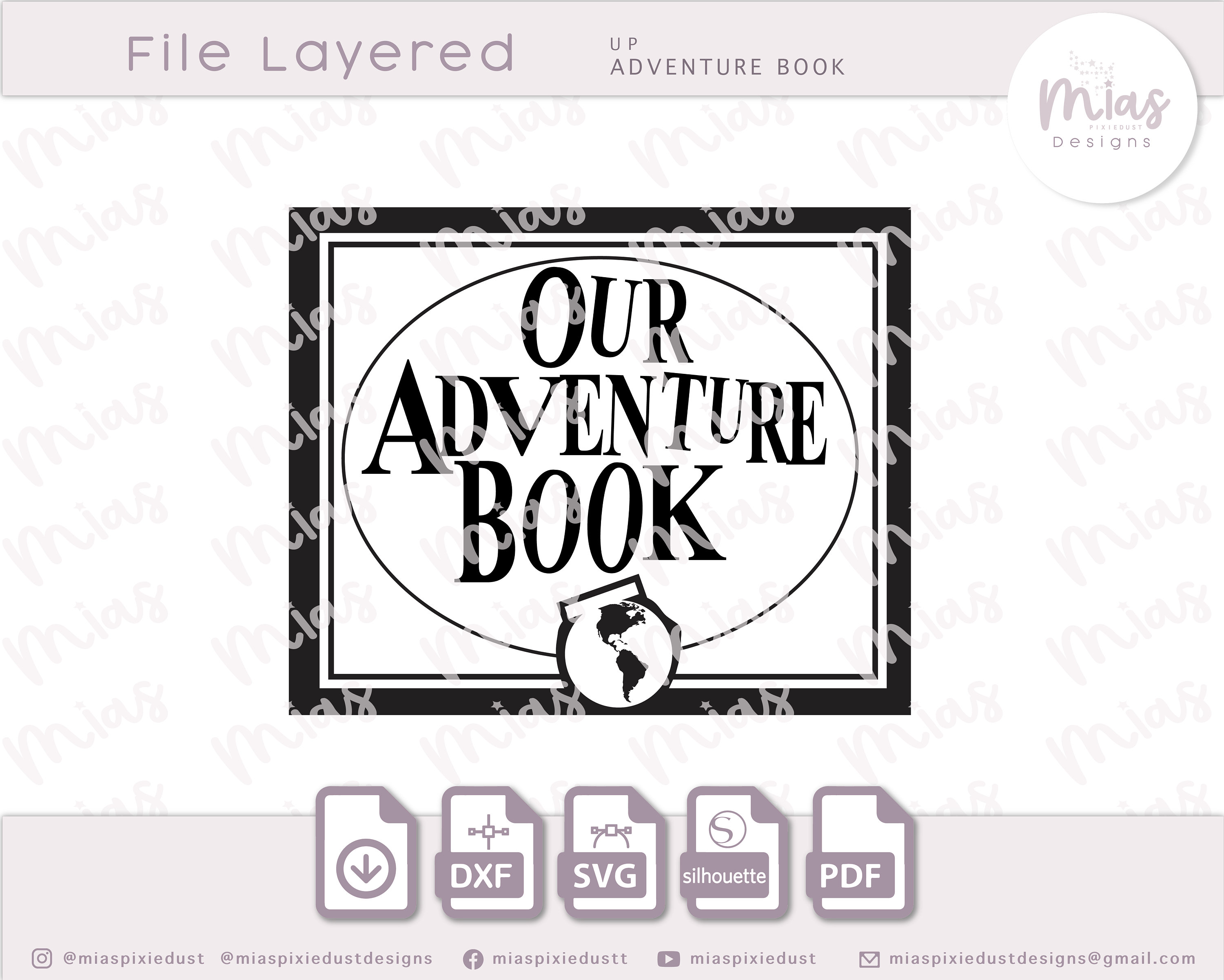 Our Adventure Book SVG up the Movie Photo Album Svg File up the Movie ...