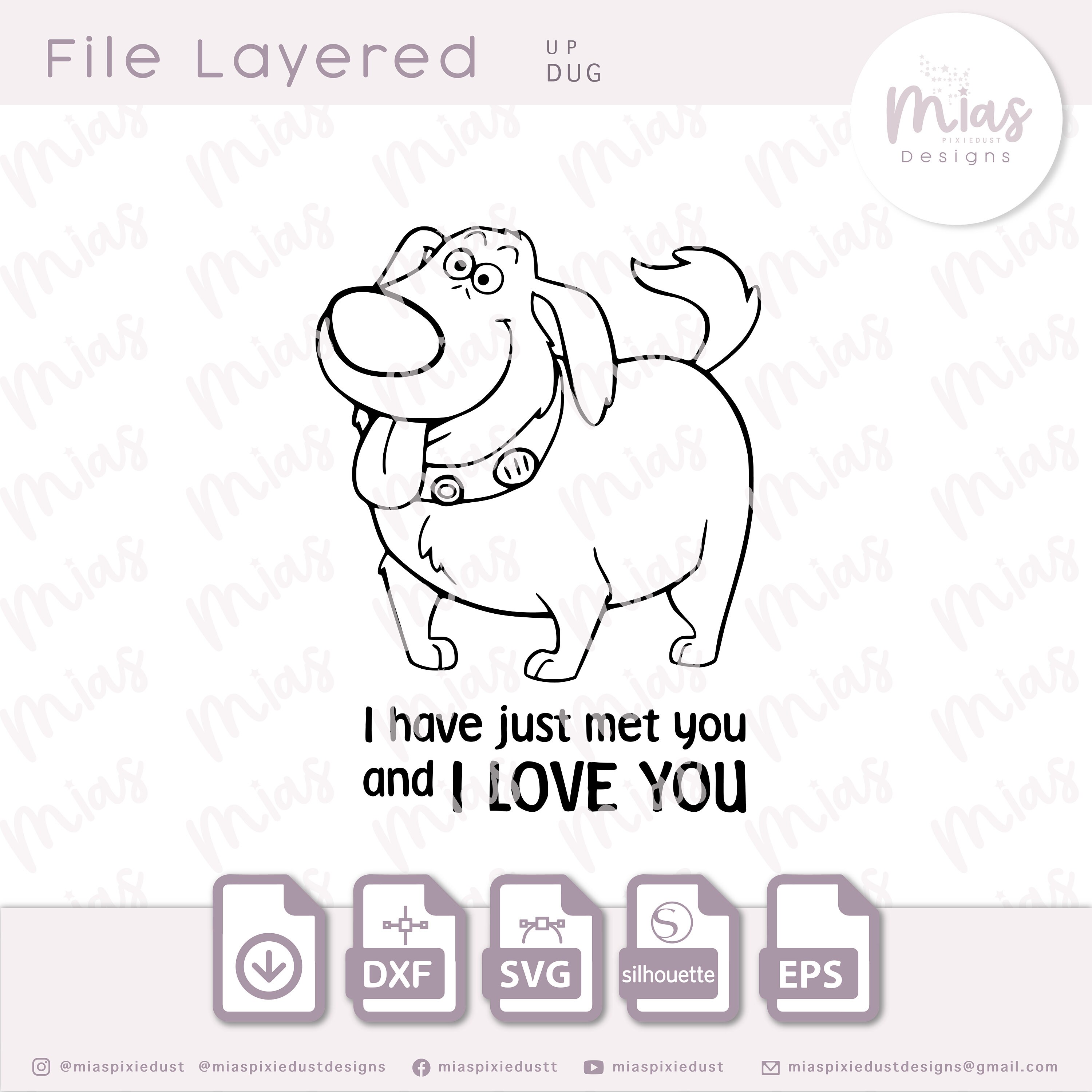 UP Dug the Dog SVG File up the Movie Dxf File for Vinyl up Dug Svg File ...