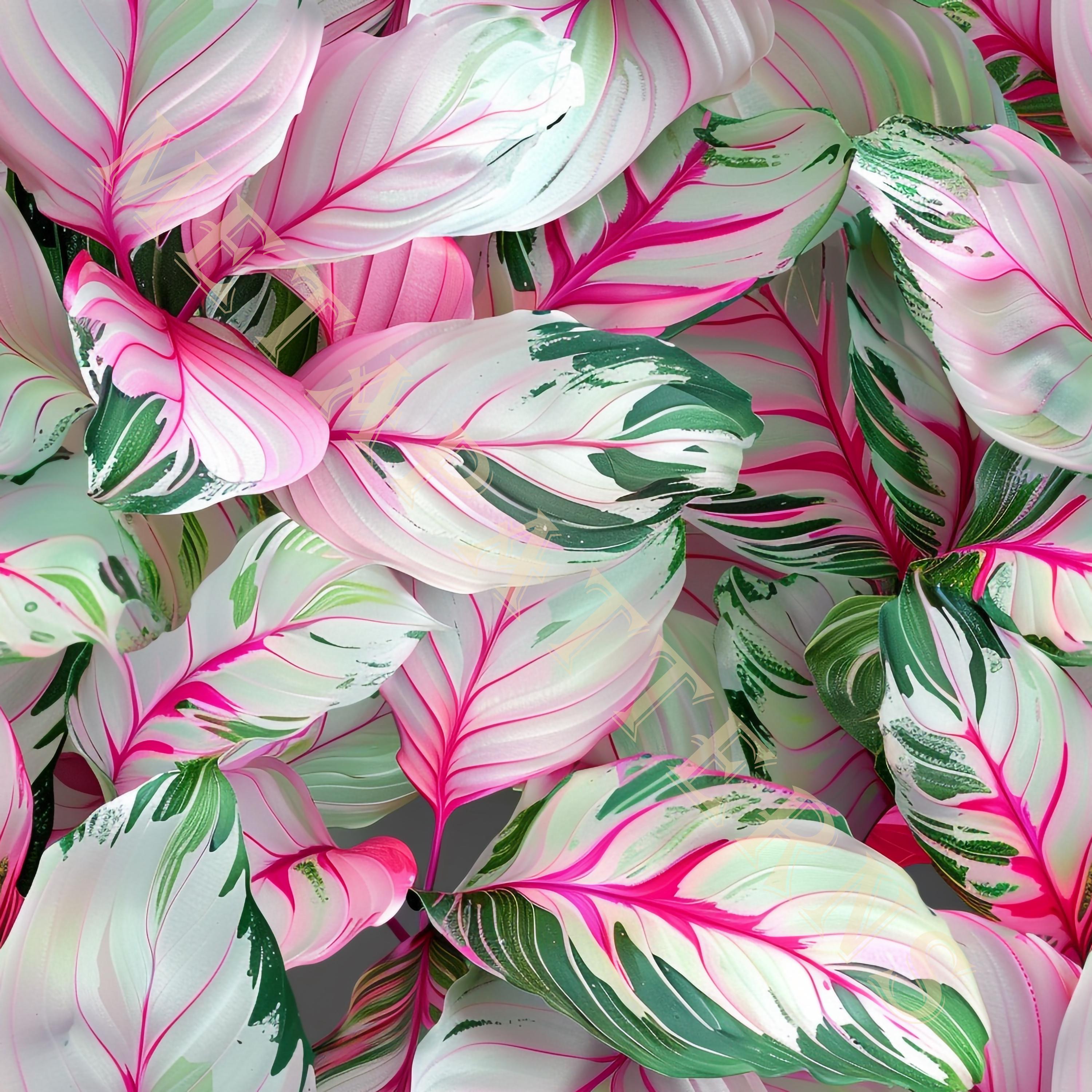 PLANTS Set#1 BUNDLE Digital Paper - 6 Designs - 3600 X 3600 Pixels (37. ...