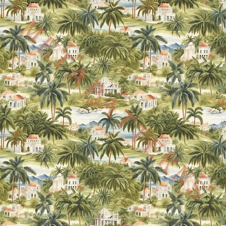 British Colonial #1, SEAMLESS Patterns - Digital Paper - 1 Design ...