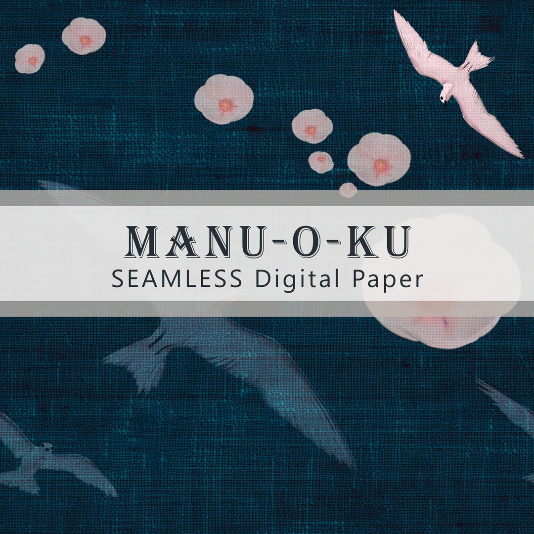 Manu-o-kū (gygis Alba) SEAMLESS Patterns - Digital Paper - 1 Design ...