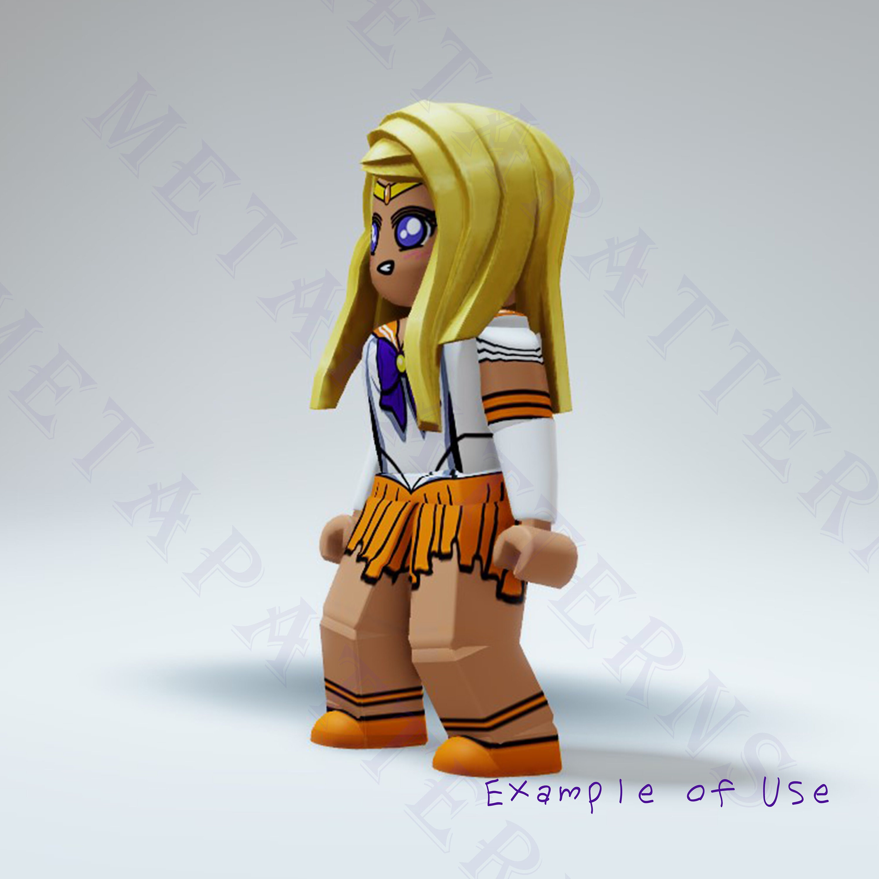 ROBLOX Sailor Venus Uniform SKIRTS & HEELS - Avatar Clothes - Digital ...