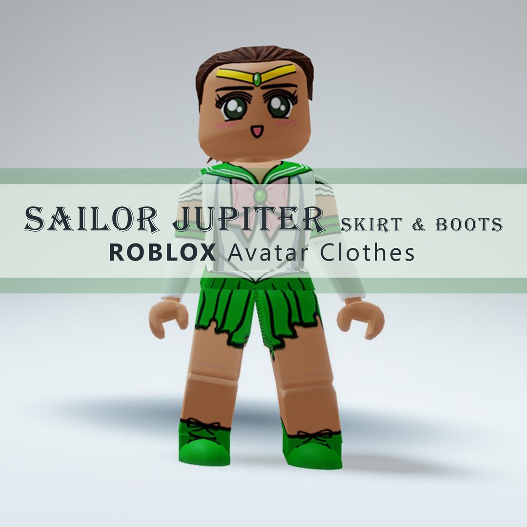 ROBLOX Sailor Jupiter Uniform SKIRTS & BOOTS - Avatar Clothes - Digital ...