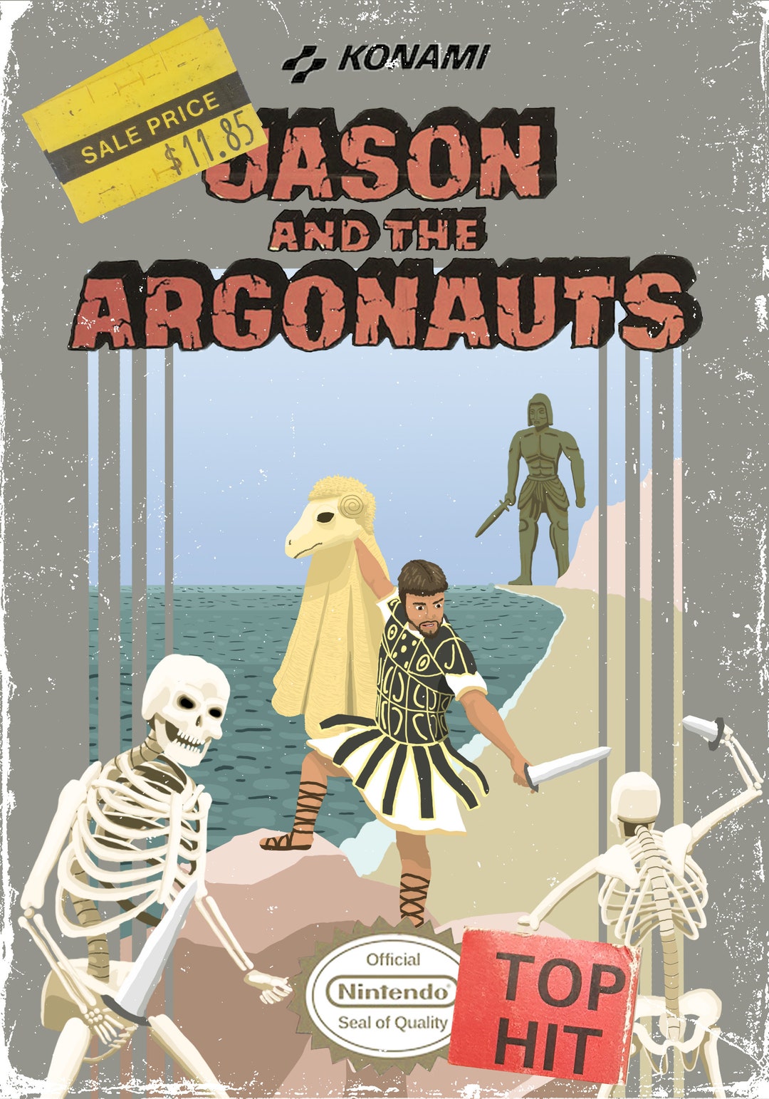 Original "jason and the Argonauts" NES Box Art - Etsy
