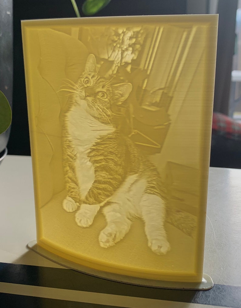 Personalized Lithophane 3d Printed And Custom To Order Etsy